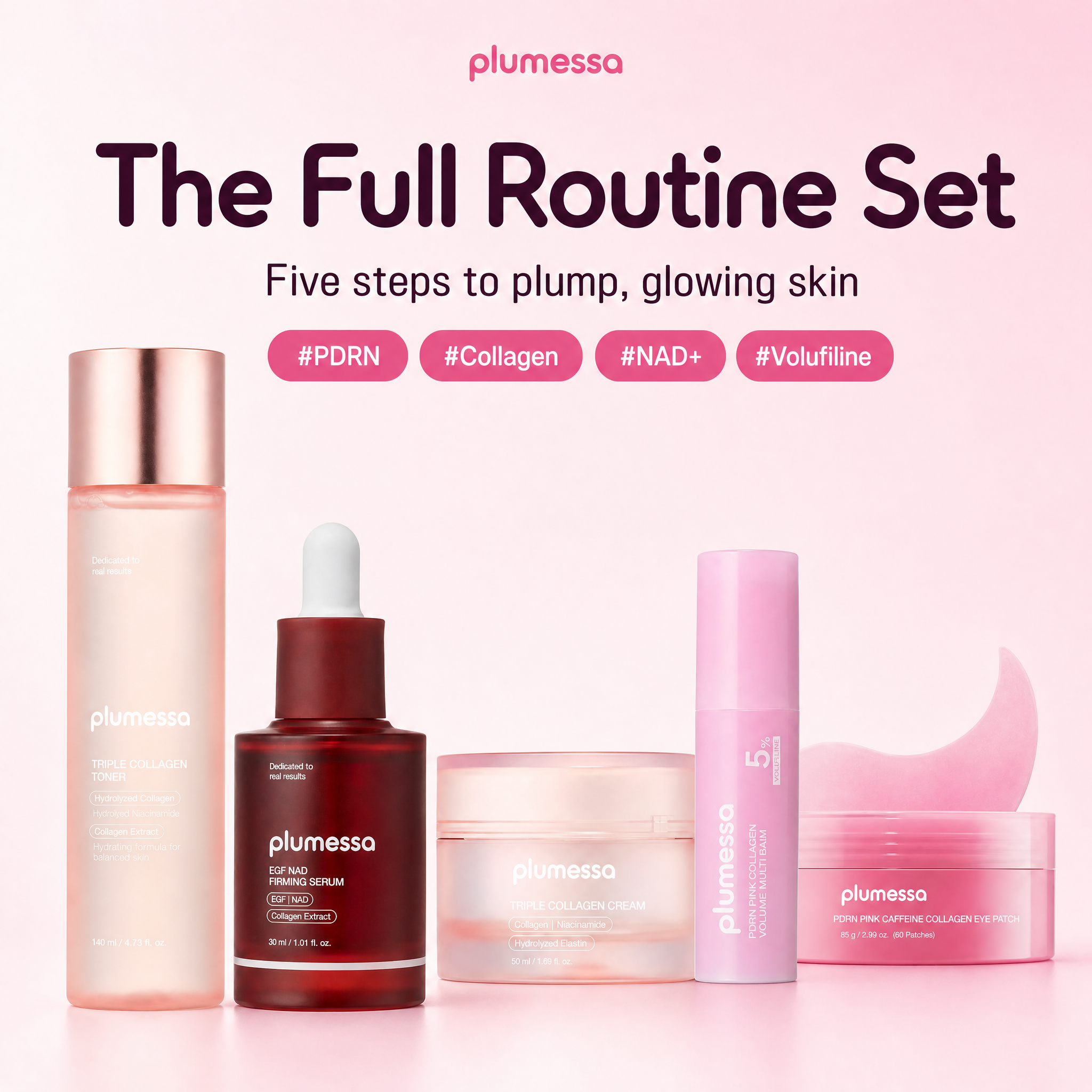 Plumessa™ 5-Pack Full Routine Set